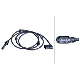 Hella Sensor, Raddrehzahl 6pu358216181 Vorderachse f&uuml;r Mercedes