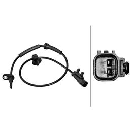 Hella Sensor, Raddrehzahl 6pu358217211 Hinterachse f&uuml;r Tesla