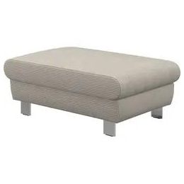 Hocker COTTA "Komaris, B: 100 cm", ivory, B:100cm H:45cm T:65cm, 88% POLYESTER (PES) 12% POLYAMID (PA), Hocker, Hocker, individuell zu kombinieren