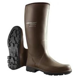 Gummistiefel Dunlop "Purofort Terroir PRO", Damen, Gr. 41, braun (schwarz braun), Obermaterial: 100% Textilmaterial TEXMAT., Schuhe Gummistiefel