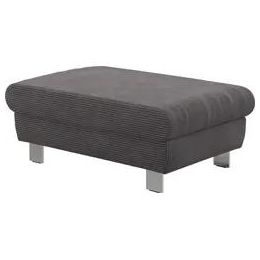 Hocker COTTA "Komaris, B: 100 cm", anthrazit, B:100cm H:45cm T:65cm, 88% POLYESTER (PES) 12% POLYAMID (PA), Hocker, Hocker, individuell zu kombinieren