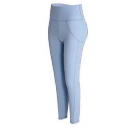 Leggings YEAZ "Leggings CLASSY", Damen, Gr. S, US, blau, Obermaterial: 75% Nylon NY. 25% Elasthan EL., Hosen Leggings
