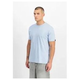 T-Shirt Alpha Industries "DTM Alpha T-Shirt", Damen, Gr. M, artic blau, Obermaterial: 100% Baumwolle, Shirts T-Shirt