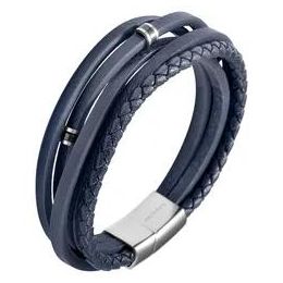Adelia&acute;s Armband ADELIA ́S "Unisex Armband aus Leder 21 cm", blau, Armb&auml;nder, Damen, 21cm, Leder, Armband, Zum Verschenken an Menschen, die Ihnen am Herzen liegen
