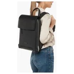 Notebookrucksack Samsonite, Gr. B/H/T: 28cm x 37cm x 9cm, schwarz, Polyester, Rucks&auml;cke, elegantes feminines Design