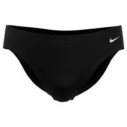 Badehose Nike "BRIEF", Herren, Gr. 48, N-Gr, schwarz, Jersey, Obermaterial: 100% Polyester, Badehosen Badehose, sportliche Schnittform, innenliegender Kordelzug, chlorbest&auml;ndig