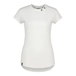 alife and kickin Rundhalsshirt ALIFE & KICKIN "Damen TabithaAK A Kurzarmshirt, Shirt", Damen, Gr. M, brilliant wei&szlig;, 50% Viskose, 50% Baumwolle, Shirts Rundhalsshirt, leichtes T-Shirt aus Materialmix mit Rundhals und Modal