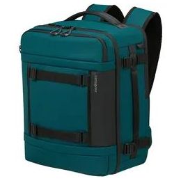 Reiserucksack Samsonite, Gr. B/H/T: 30cm x 40cm x 20cm, blau, Polyester, Rucks&auml;cke Reiserucksack, wasserabweisend