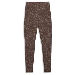 Trainingstights Puma "CLOUDSPUN Leggings mit Print Damen", Herren, Gr. L, Normalgr&ouml;&szlig;en, chocolate braun, Obermaterial: 15% Elasthan, 85% Polyester. Innere Tasche: 15% Elasthan, 85% Polyester, gebl&uuml;mt, eng, Hosen