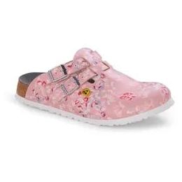 Pantolette Birkenstock "Kay ESD", Damen, Gr. 35, gr&uuml;n (rosa), Obermaterial: 100% sonstige Fasern AF., Schuhe Pantolette