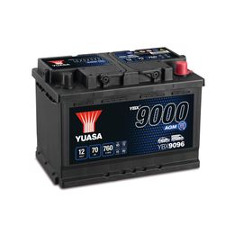 Yuasa Starterbatterie ybx9096 12V 68Ah 760A f&uuml;r OPEL FORD VOLVO VAUXHALL PORSCHE CITRO&Euml;N/PEUGEOT KIA SKODA HONDA BMW LAND ROVER HYUNDAI VW RENAULT VA