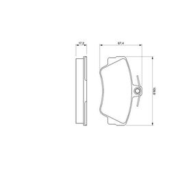 Bosch Bremsensatz, Scheibenbremse ijf140yrd2 Vorderachse voll 260mm 12mm f&uuml;r Volvo