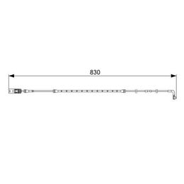 Bosch Bremsensatz, Scheibenbremse ijg5y0rdt9 Vorderachse bel&uuml;ftet 348mm 30mm f&uuml;r BMW