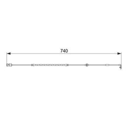 Bosch Bremsensatz, Scheibenbremse ijzjsg78b2 Vorderachse bel&uuml;ftet 280mm 25mm f&uuml;r Opel Vaughall HOLDEN CHEVROLET SAAB