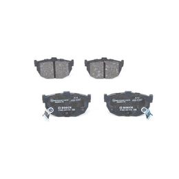 Bosch Bremsensatz, Scheibenbremse ijf1414ew2 Hinterachse voll 257mm 10mm f&uuml;r NISSAN KIA HYUNDAI AKERMAN VERKSTAD AB