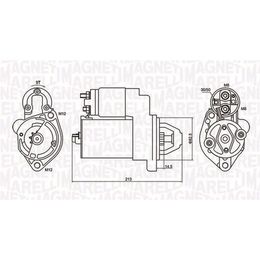 MAGNETI MARELLI Starter 063720612010 f&uuml;r VW
