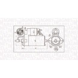 MAGNETI MARELLI Starter 063720984010 f&uuml;r Opel BMW