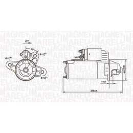 MAGNETI MARELLI Starter 063720977010 f&uuml;r Ford