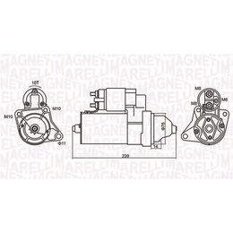 MAGNETI MARELLI Starter 063721107010 f&uuml;r Ford