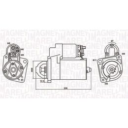 MAGNETI MARELLI Starter 063721213010 f&uuml;r Fiat