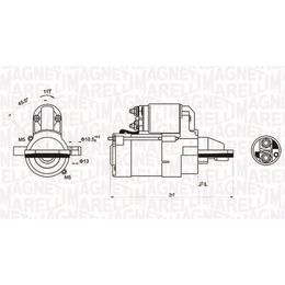 MAGNETI MARELLI Starter 063721246010 f&uuml;r Ford