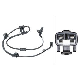 Hella Sensor, Raddrehzahl 6pu012679691 Vorderachse f&uuml;r HYUNDAI