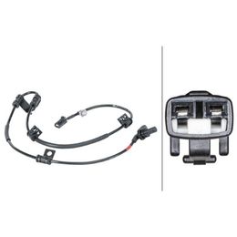 Hella Sensor, Raddrehzahl 6pu012679701 Vorderachse f&uuml;r HYUNDAI