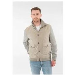 Lederjacke Mauritius "MMGranten", Herren, Gr. XL (52), silber grau, Obermaterial: 100% Schafsleder. Futter: 100% Baumwolle. &Auml;rmelfutter: 100% Polyester, unifarben, regular fit h&uuml;ftbedeckend, angesetztes B&uuml;ndchen, Jacken, mit Stehkragen