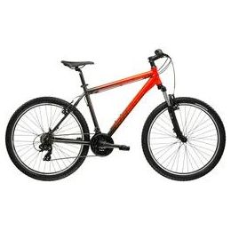 Mountainbike KROSS "KROSS Mountainbike Hardtail 26" Hexagon X100 orange 21 G&auml;nge 2026" Gr. 43, orange, schwarz, Fahrr&auml;der, Herren, 43cm, 26 Zoll (66,04cm) hinten: 26 Zoll (66,04cm), Rahmen aus Aluminium Performance
