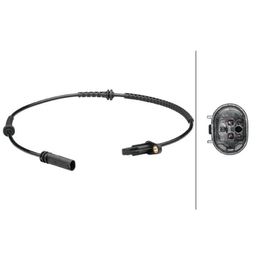 Hella Sensor, Raddrehzahl 6pu012679521 Vorderachse f&uuml;r MINI