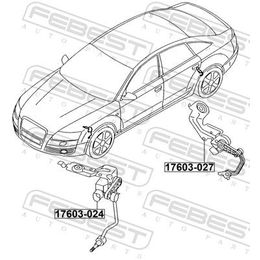 FEBEST Sensor, Leuchtweiteregulierung 17603024 Vorderachse f&uuml;r VAG