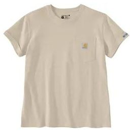 T-Shirt Carhartt "Rosie", Damen, Gr. XL, wei&szlig; (creme), Obermaterial: 100% Baumwolle CO., Shirts T-Shirt