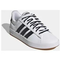 Sneaker Adidas SPORTSWEAR "GRAND COURT 3.0", Damen, Gr. 38, cloud wei&szlig;, core schwarz, gum10, Synthetik, Textil, Schuhe Sneaker