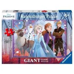 Puzzle Ravensburger "Die Eisk&ouml;nigin 2: Unterwegs im Zauberwald", bunt, Puzzles, KinderB:69cm H:49cm, Pappe, Motiv, Made in Europe, B:69cm H:49cm