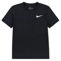 T-Shirt Nike SPORTSWEAR "NKB B NK DF LEGEND SS TEE", M&auml;dchen, Gr. 116, schwarz, Obermaterial: 100% Polyester, Shirts T-Shirt, f&uuml;r sportliche Aktivit&auml;ten, sportlicher Stil, f&uuml;r Kinder