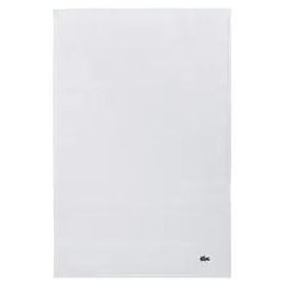 G&auml;stehandtuch Lacoste "LLECROCO", blanc, B:40cm L:60cm, Frottier, Obermaterial: 100% Baumwolle, Handt&uuml;cher, mit Label-Applikationen