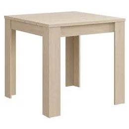 Esstisch Home Affaire "Spoleto, Esstisch, K&uuml;chentisch, Speisetisch, Familientisch", harbour oak hell, harbour oak hell, harbour oak hell, B:80cm H:75,6cm T:80,2cm, Tische, Esstisch, Charakterstarke 4-Lamellen-Platte, 4 Farben, 2 Gr&ouml;&szlig;en &ndash; top modern