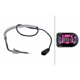Hella Sensor, Abgastemperatur 6pt358226671 f&uuml;r VW
