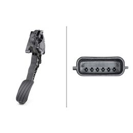 Hella Sensor, Fahrpedalstellung 6pv009978751 f&uuml;r RENAULT