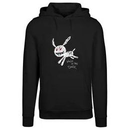 Mister Tee Kapuzensweatshirt MISTERTEE "MisterTee Walk In The Dark Hoody", Herren, Gr. 3XL, schwarz, 65% Baumwolle, 35% Polyester, bedruckt, Sweatshirts