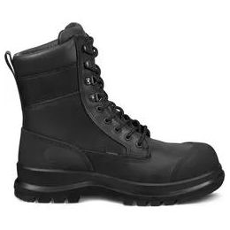 Sicherheitsstiefel Carhartt "Detroit S3 Highboot" Gr. 45, schwarz, 45, Obermaterial: 50% Rindsleder Leather cow. 50% Lammleder LEL., Schuhe
