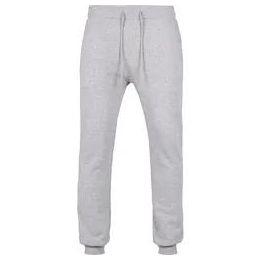 Jogginghose Urban Classics "Urban Classics Herren Organic Basic Sweatpants", Herren, Gr. S, US-Gr&ouml;&szlig;en, grau, 100% Baumwolle, unifarben, normal, Hosen Jogginghose