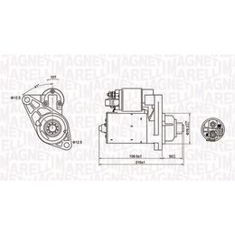 MAGNETI MARELLI Starter 063721197010 f&uuml;r VW