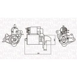 MAGNETI MARELLI Starter 063721254010 f&uuml;r ROVER BMW
