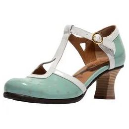 Pumps Fly London "Fly London Pumps Leder", Damen, Gr. 35, mint, Leder, Schuhe Pumps