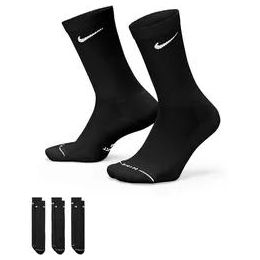 Sportsocken Nike "U NK ED ELVD CRW 3P - 144", Damen, Gr. M (38/41), multi, color, Obermaterial: 60% Baumwolle, 36% Polyester, 3% Elasthan, 1% Nylon, Socken Sportsocken, f&uuml;r sportliche Aktivit&auml;ten, sportlicher Stil, angenehmes Tragegef&uuml;hl