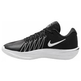 Basketballschuh Nike "AIR ZOOM G.T. CUT ACADEMY 2", Herren, Gr. 45, schwarz, wei&szlig;, pure platinum, Synthetik, Textil, Schuhe