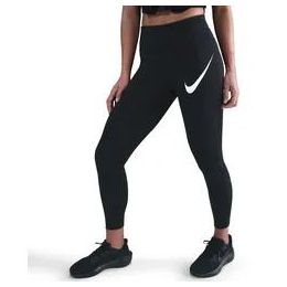 Lauftights Nike "W NK DF TEMPO HR 7/8 TGT SWHBR", Damen, Gr. XXL, N-Gr, schwarz, reflec, Obermaterial: 80% Polyester, 20% Elasthan, Hosen, schnell trocknendes Material, atmungsaktiv, sportlicher Stil