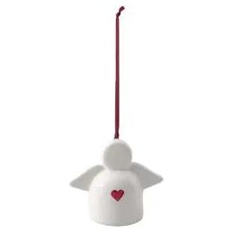 Villeroy & Boch Dekofigur "Ornament Sending Love With Love 5 x 3 cm wei&szlig;", wei&szlig;, B:3cm H:4,6cm T:5cm, LIKE. BY VILLEROY & BOCH, Dekofiguren