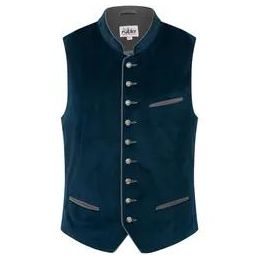 N&uuml;bler Trachtenweste N&Uuml;BLER "Trachtengilet Kurt", Herren, Gr. 44, blau, Obermaterial: 100% Polyester PES. 100% Polyester PES., Westen